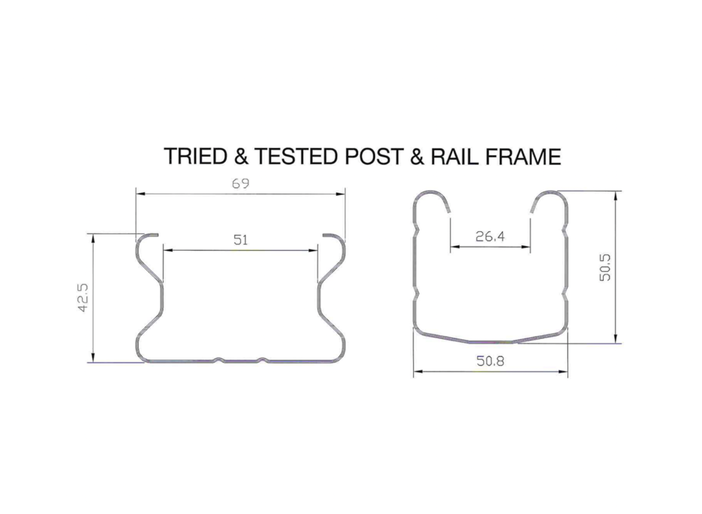 Posts & Rails - Discount Metal Roofing Australia